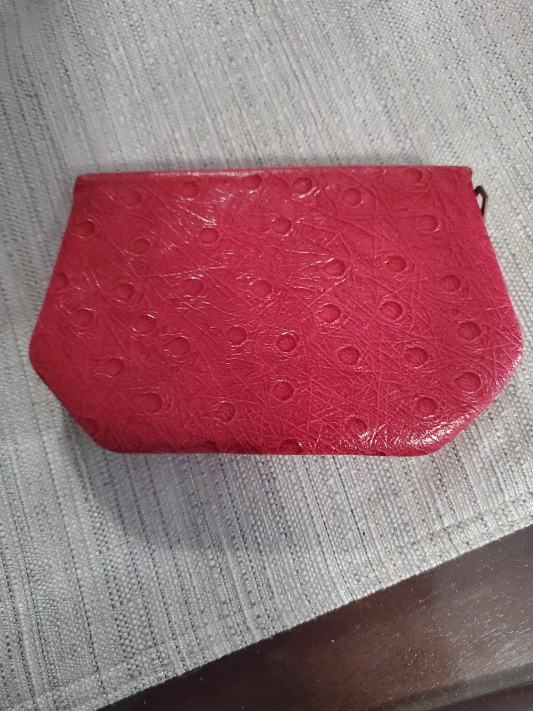 Vintage Griffon Red Leather Travel Manicure Case. Griffin Germany. 5 ...
