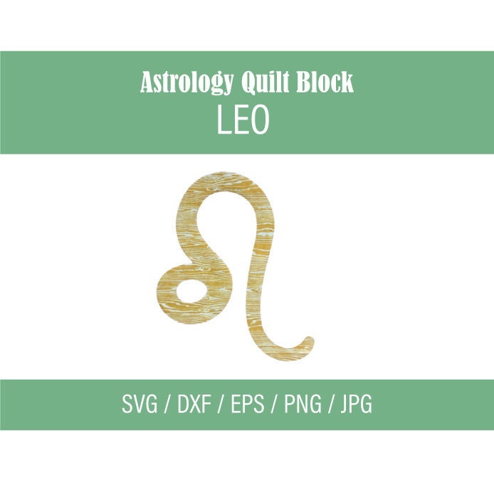 Astrology SVG, Leo SVG, Fabric SVG, Quilt Svg, Svg, Quilt Pattern ...