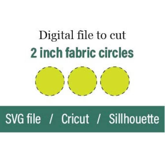 Circle SVG Circle Cut File Quilt SVG Fabric Circle Cricut - Etsy