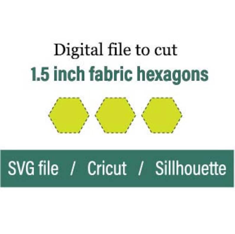 Hexagon SVG Hexagon Cut File Quilt SVG Quilt Hexagon - Etsy