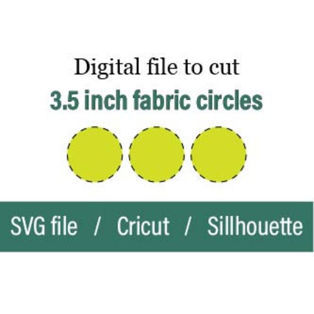 Circle SVG, Circle Cut File, Quilt SVG, Fabric Circle, Cricut ...