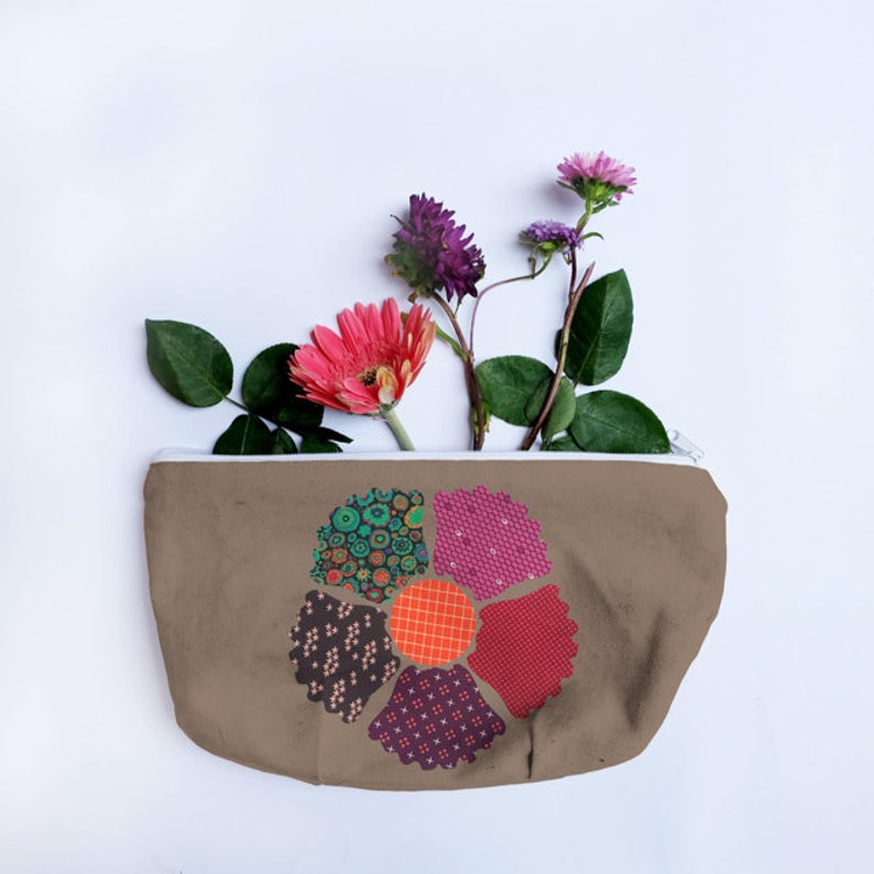 Fabric SVG File, Flower SVG, Raw Edge Applique Design, Cricut ...