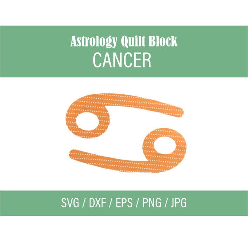 Astrology SVG, Cancer SVG, Fabric SVG, Quilt Svg, Svg, Quilt Pattern ...