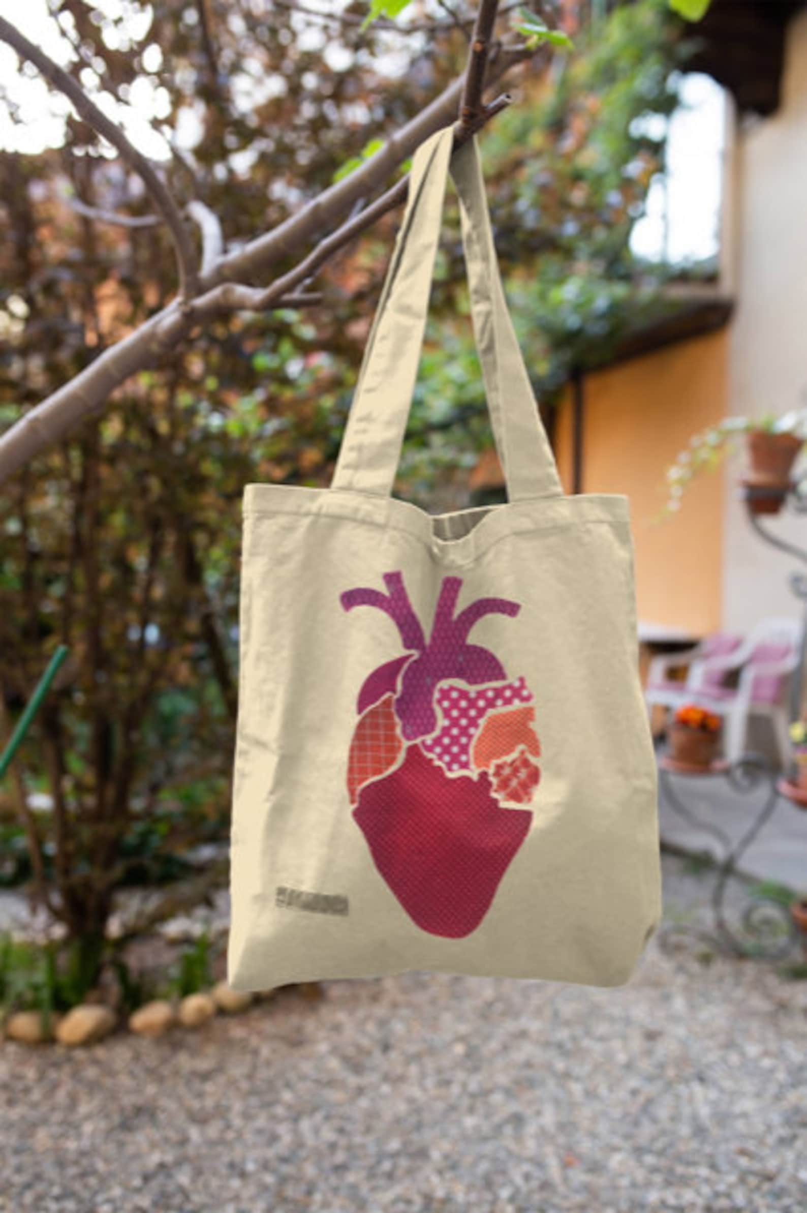 Heart Applique, Applique Pattern, Anatomical Heart, Heart Cut File ...