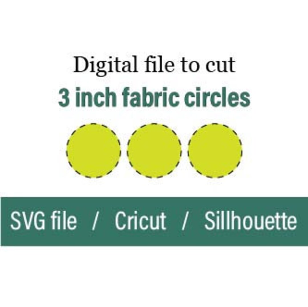 Circle SVG, Circle Cut File, Quilt SVG, Fabric Circle, Cricut ...
