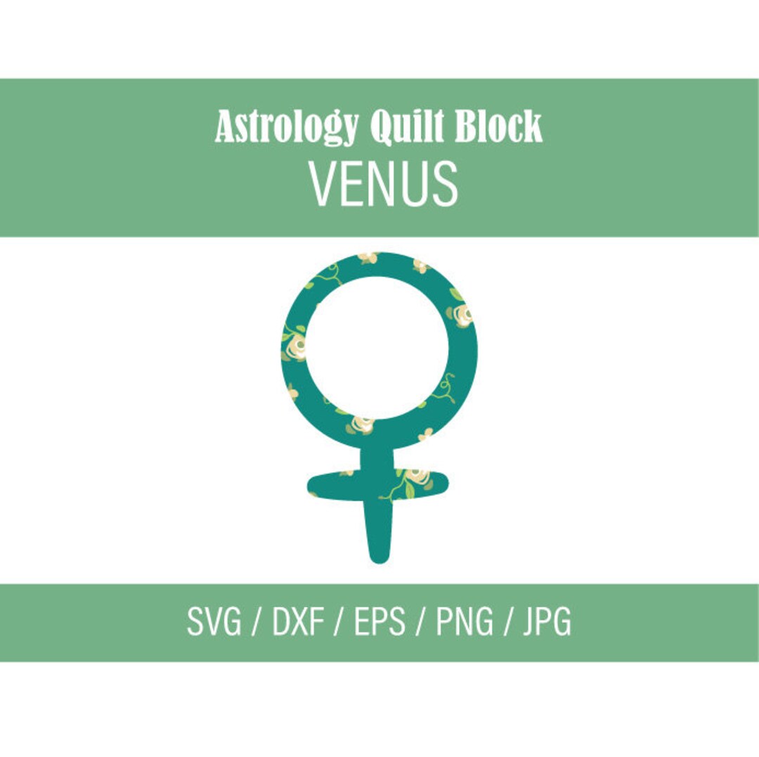 Astrology SVG, Venus SVG, Fabric SVG, Quilt Svg, Svg, Quilt Pattern ...