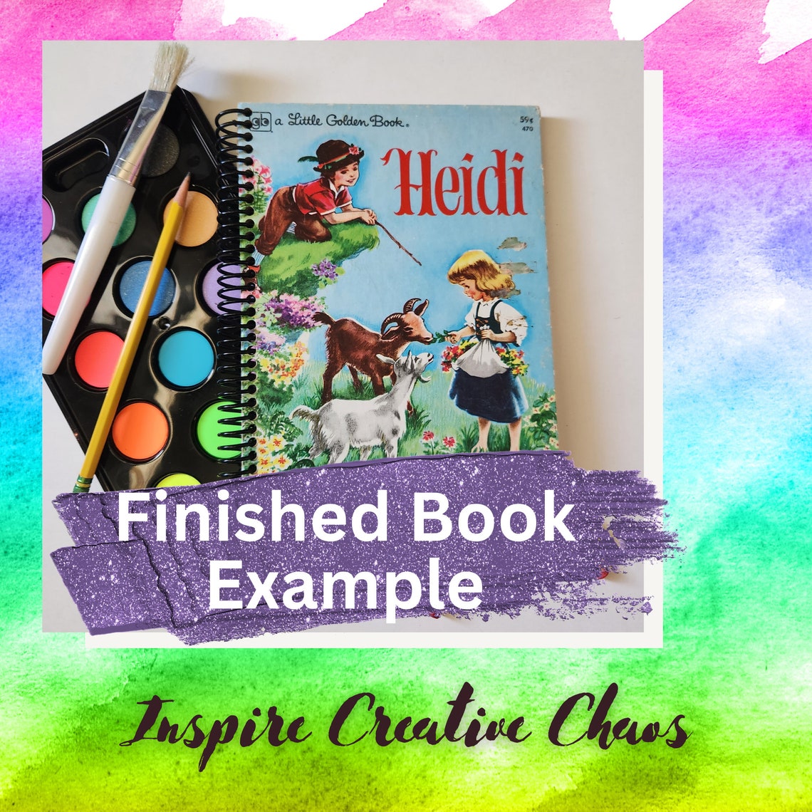 CUSTOM Classic Golden Book Journals - Etsy