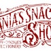 Santa's Snack Shoppe. SVG for Painted Signs - Etsy