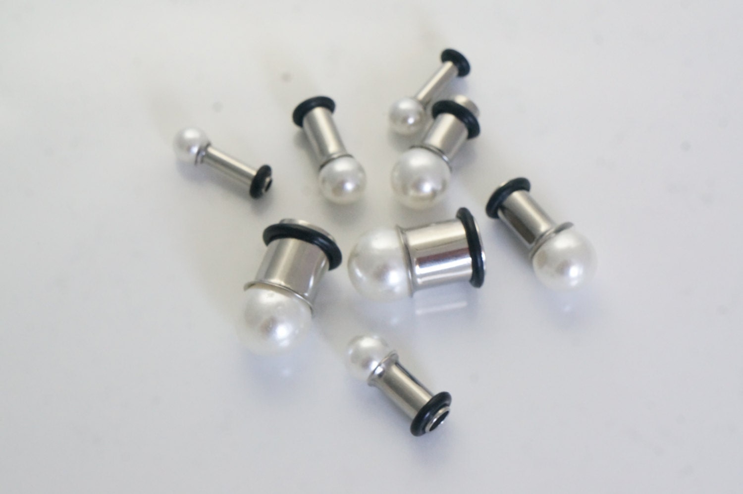 Pearl Plugs 00g 0g 2g 4g 6g 8g Cute Gauges 10mm 8mm 6mm 5mm - Etsy