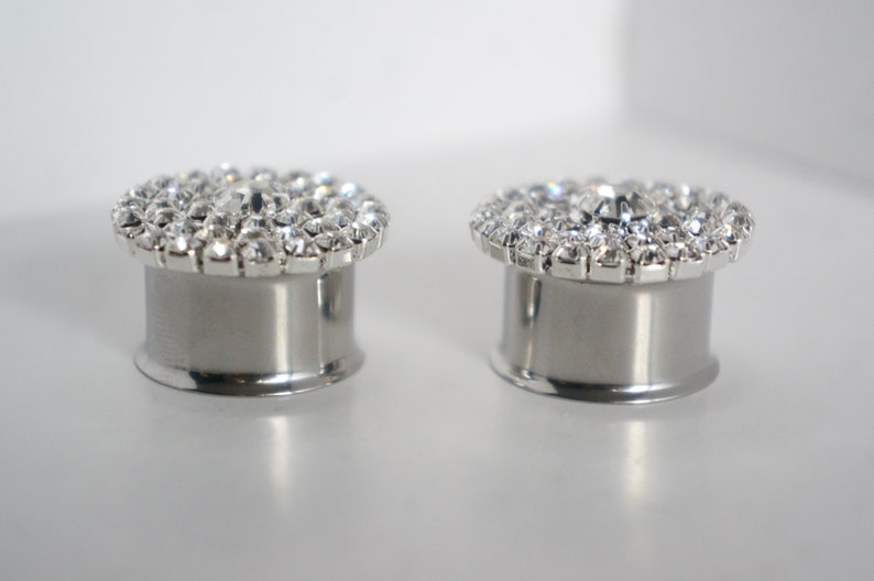 Diamond Plugs Gauges Available in 5/8", 3/4", 7/8" 16mm 20mm 22mm - Etsy