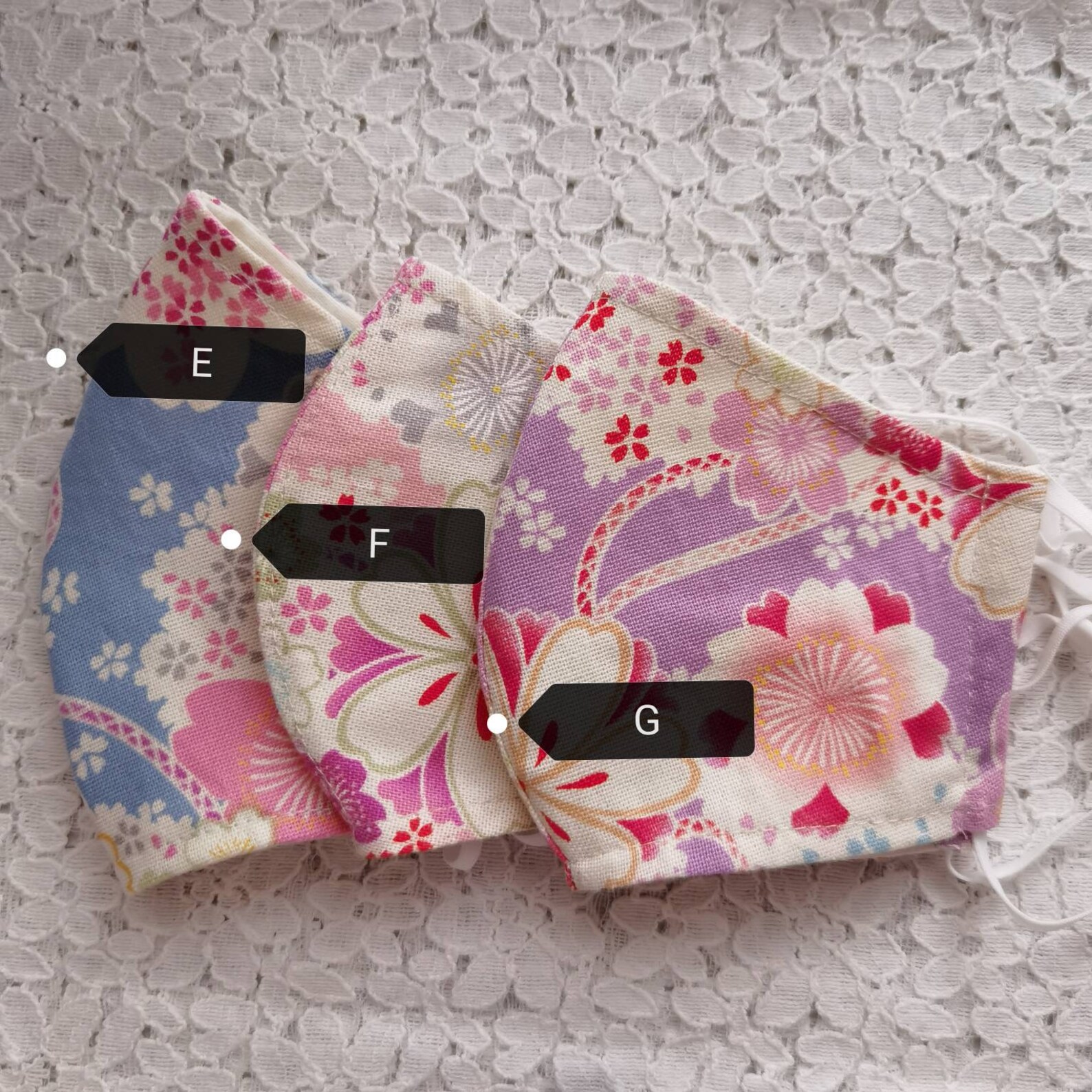 Sakura máscara de algodón de flores máscara de cara | Etsy