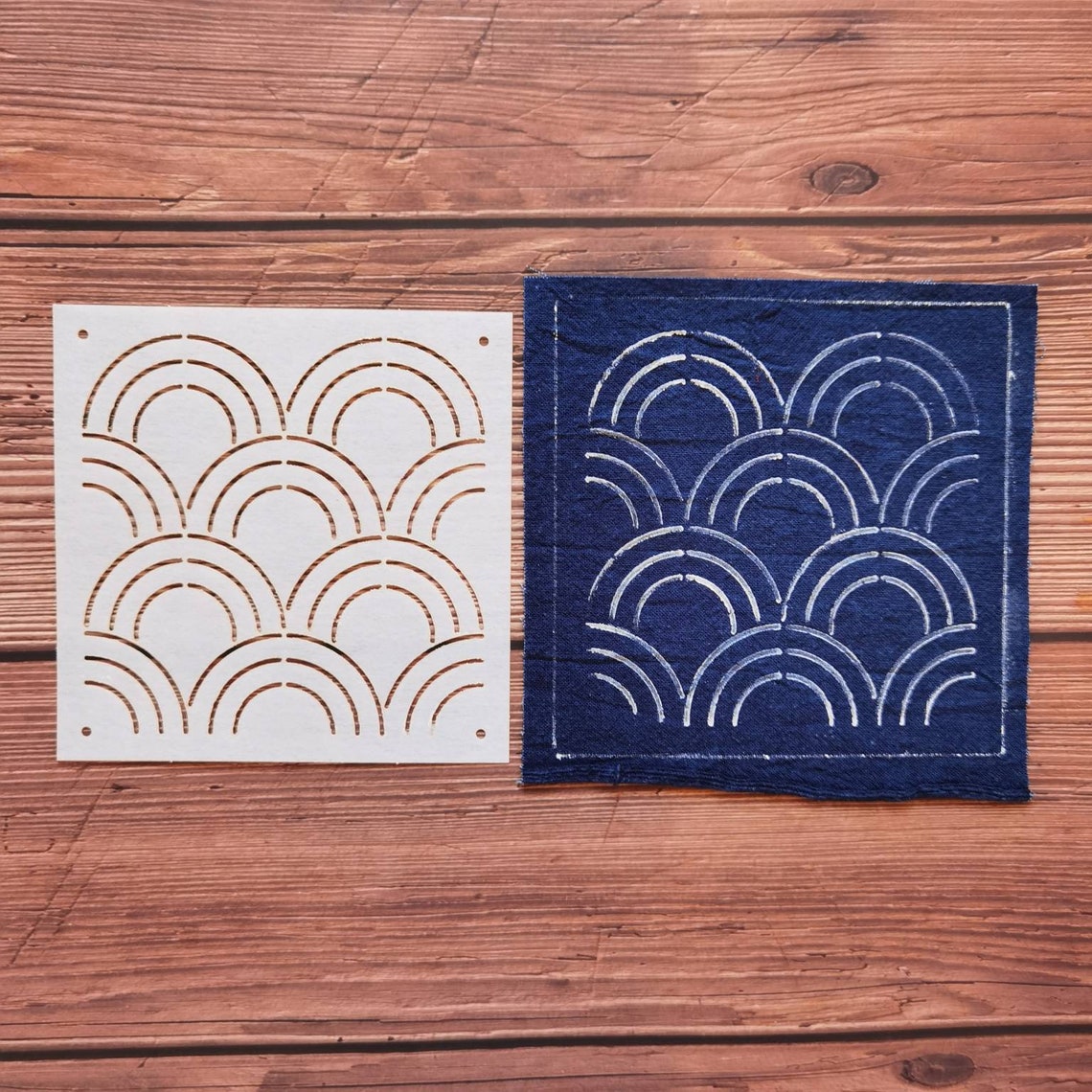 Sashiko Stencil sashiko Embroidery Pattern quilting - Etsy