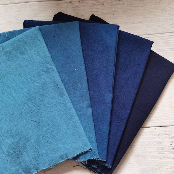 Indigo Blue Fabric - Etsy