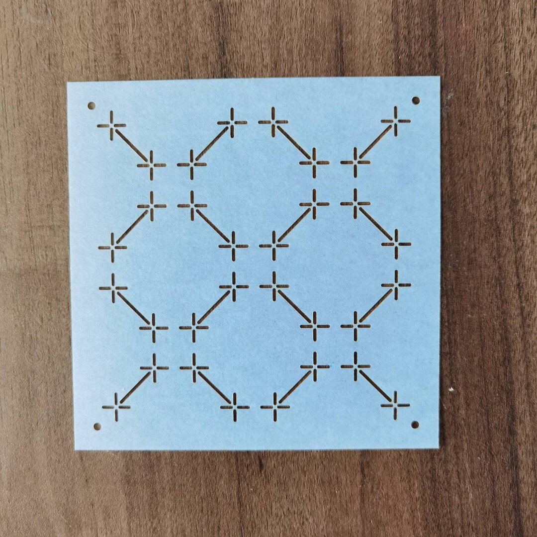 Sashiko Stencil sashiko Embroidery Pattern quilting Stenciljapanese ...