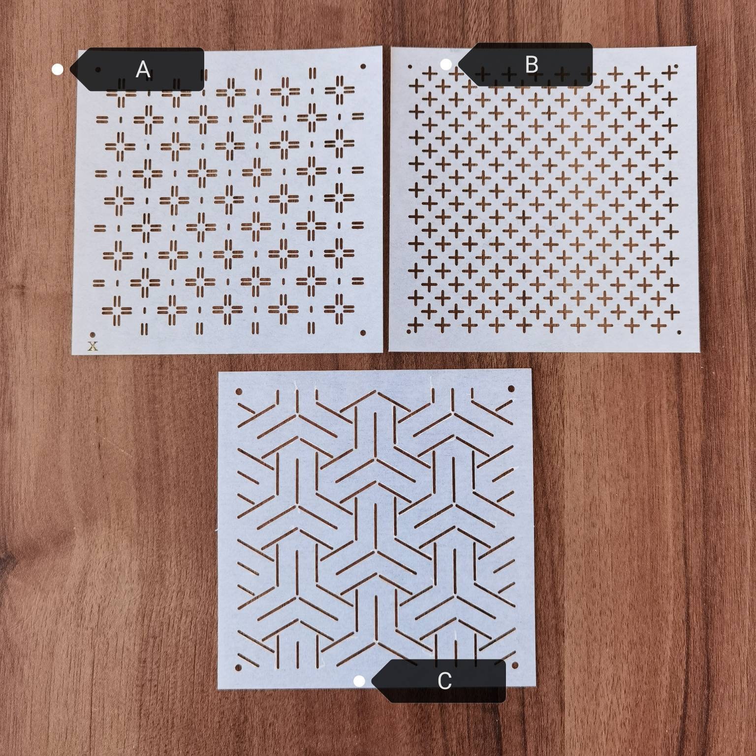 Sashiko Stencil sashiko Embroidery Pattern quilting - Etsy