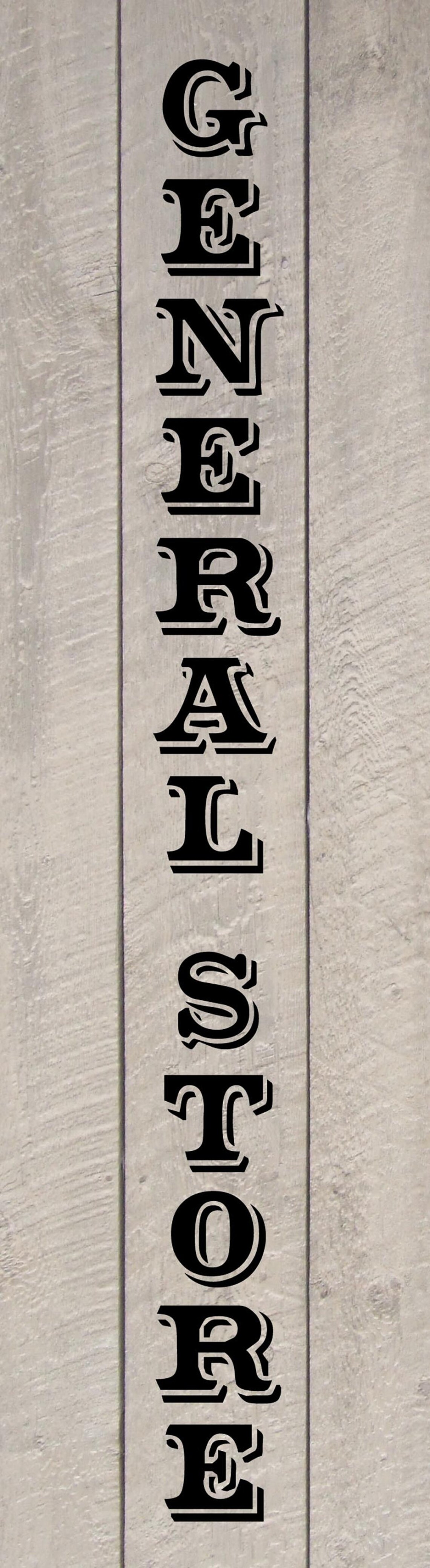 General Store Pantry Vertical Kitchen Vinyl Wall Quote Sticker | Etsy