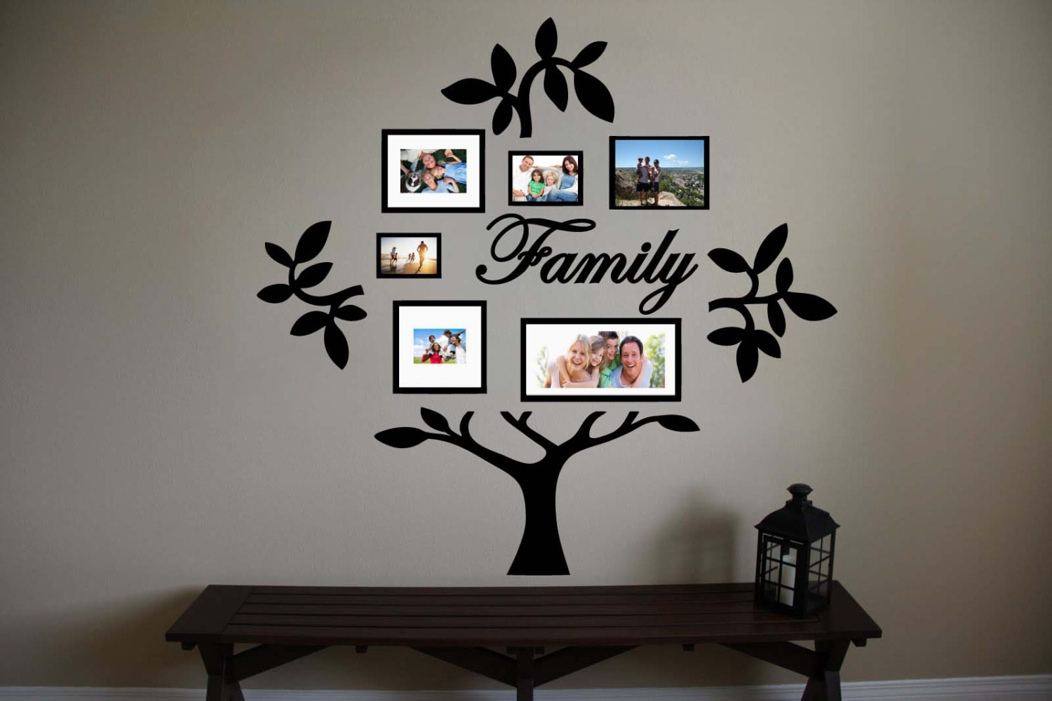 Family Tree Vinyl Wall Sticker Decal (D) - Etsy