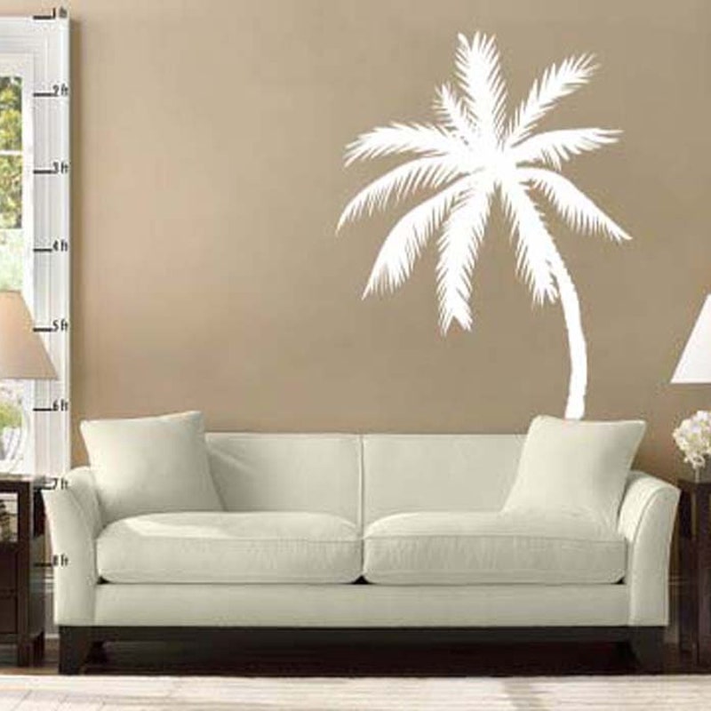 Palm Tree Wall Decal - Etsy