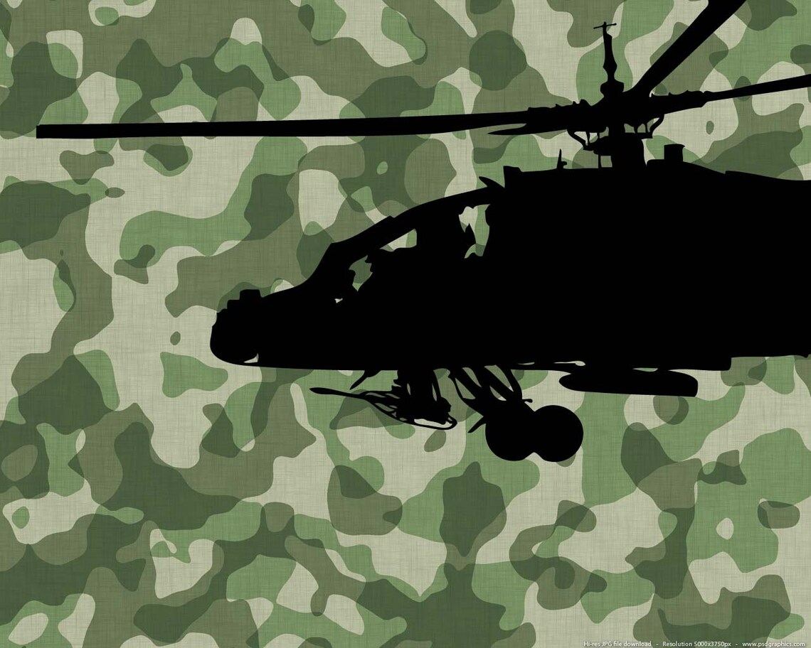 Military Black Hawk Helicopter Wall Sticker Decal 22h X | Etsy
