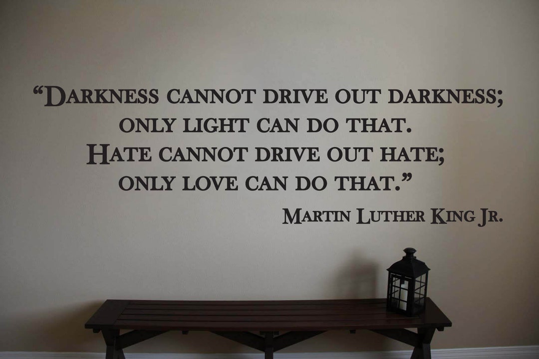 Martin Luther King Inspirational Classroom School Quote Vinyl Sticker ...
