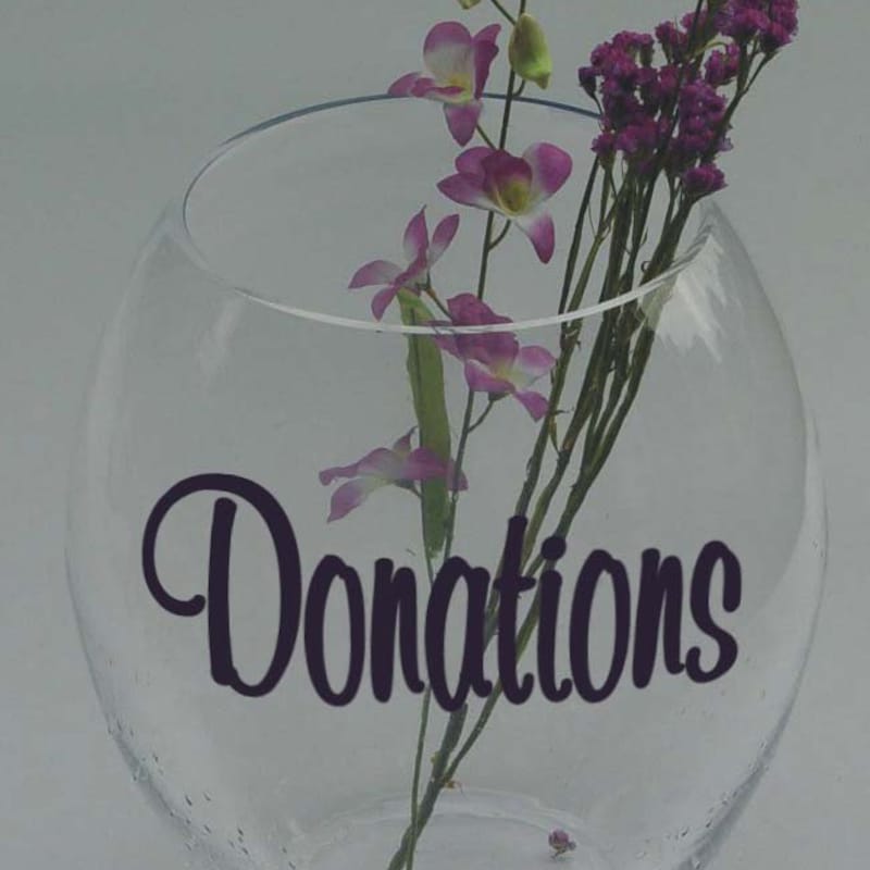 Donation Signs - Etsy