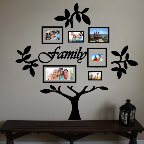 Family Tree Vinyl Wall Sticker Decal A - Etsy
