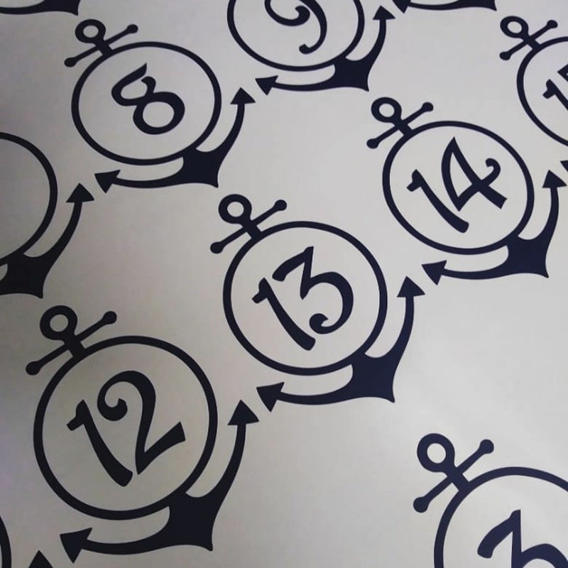 Nautical Table Numbers - Etsy