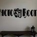 PHOTO BOOTH Camera Vinyl Wall Sticker Decal 12 in H X 42 in W - Etsy