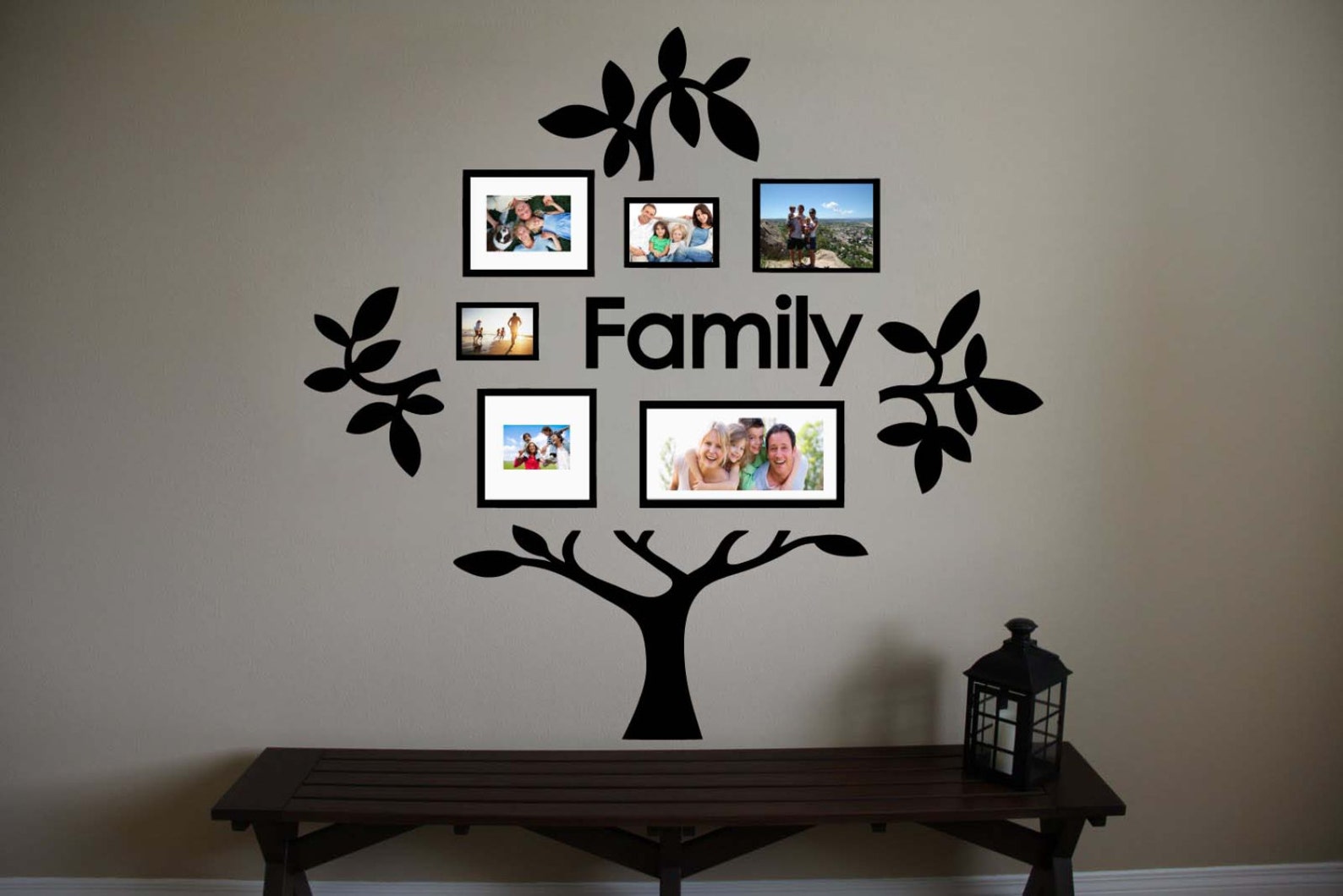 Family Tree Vinyl Wall Sticker Decal (C) - Etsy