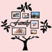 Family Tree Vinyl Wall Sticker Decal (A) - Etsy