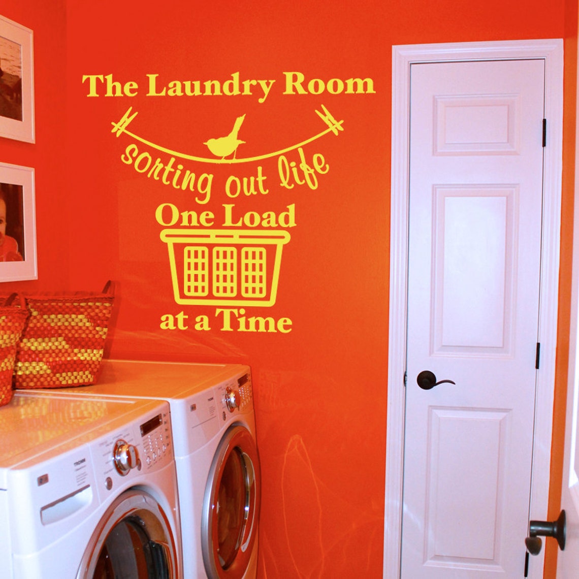 Sorting Out Life Laundry Room Vinyl Wall Quote Sticker Decal - Etsy