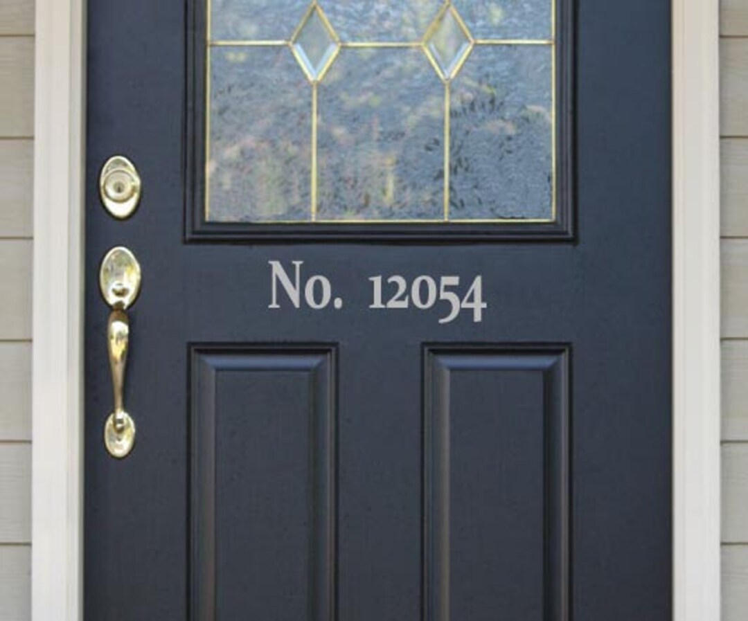 Elegant House Numbers Vinyl Sticker Decal 2"h X 11"w - Etsy