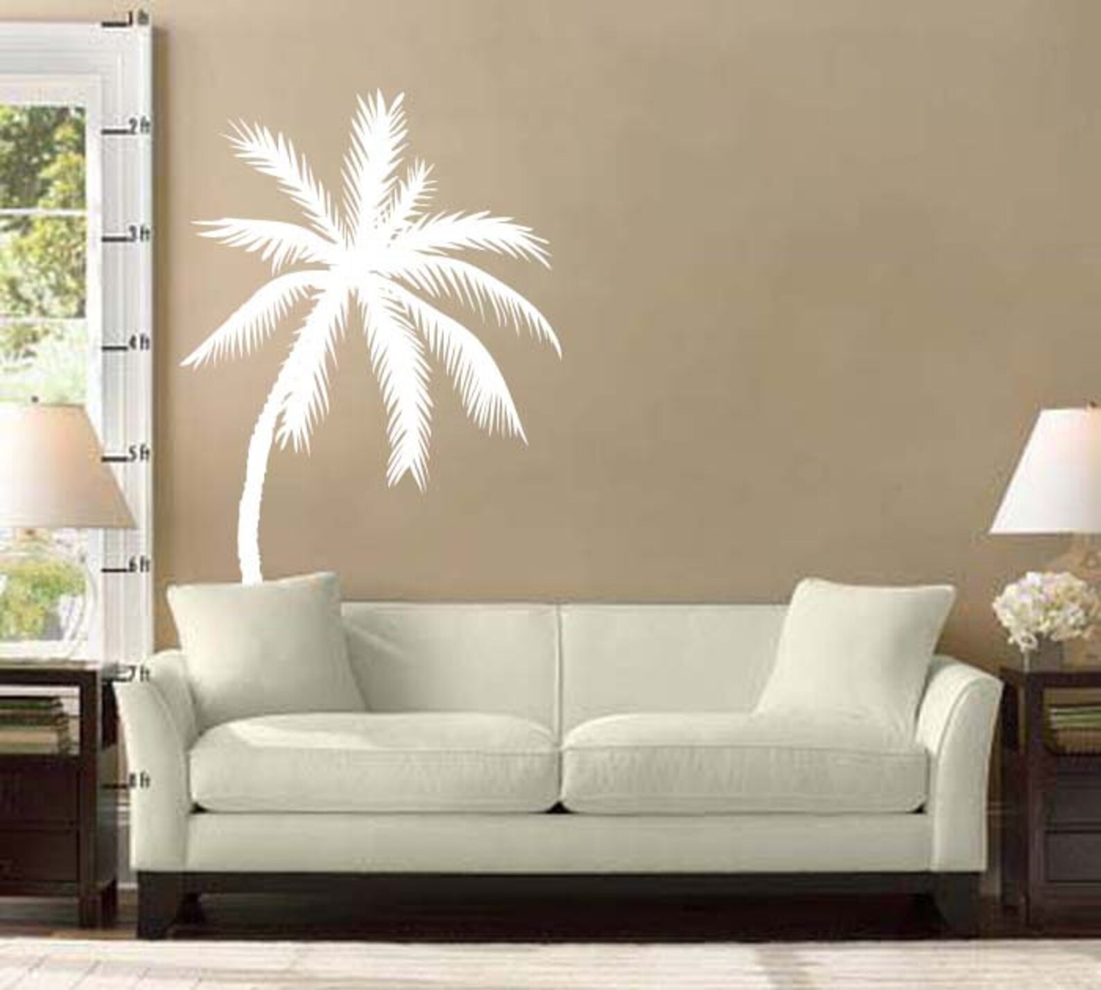 Palm Tree Vinyl Wall Sticker Vinyl Decal b - Etsy