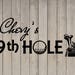 Custom Golf 19th Hole Vinyl Sticker Decal 15h X - Etsy