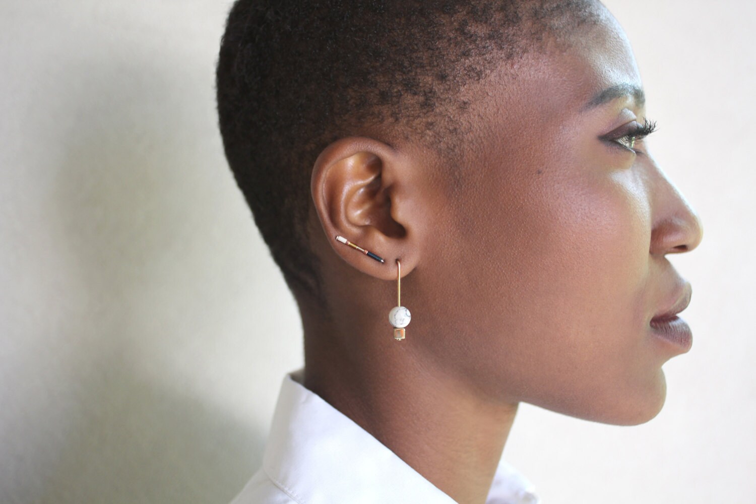 Klimt - Ear Climber, Ear Pin, Ear Crawler, Minimalist Ear Cuff, Ear ...