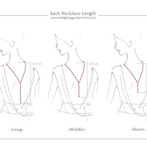 Minimal - Backdrop Necklace, Simple Back Necklace, Dainty Bridal ...