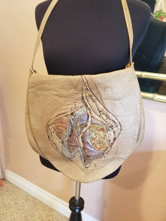 80s Pat Smiley Collection Leather Handbag | Etsy