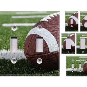Football Themed Light Switch Cover, Outlet Cover - You Choose Style - Etsy