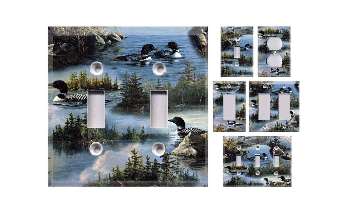 Loons Themed Light Switch Cover, Outlet Cover - You Choose Style - Etsy