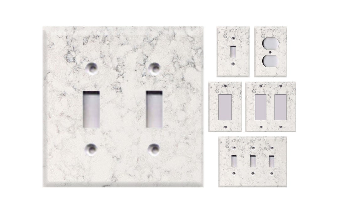 Quartz - Silestone Helix Themed Light Switch Cover, Outlet Cover - You ...