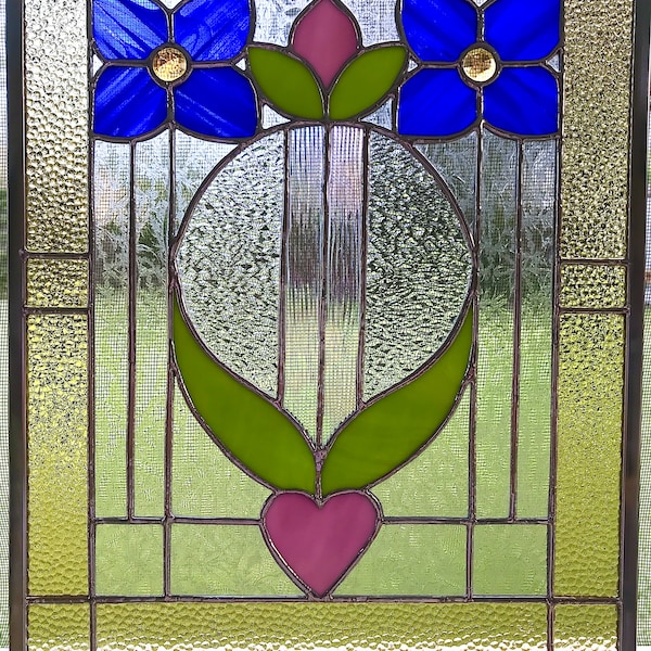 Stained Glass Panel - Etsy