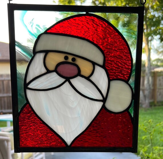 Santa Stained Glass Patterns