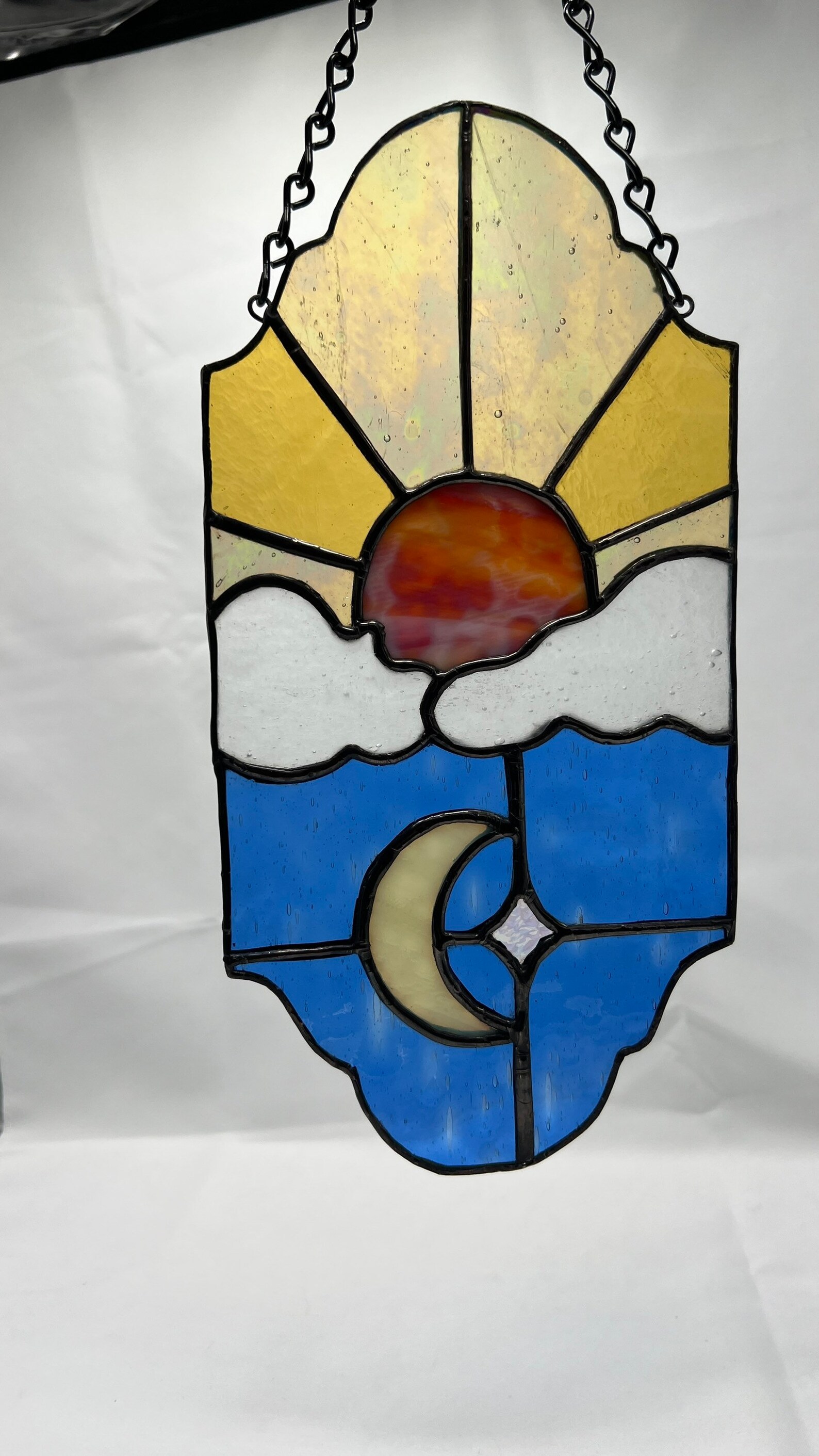 Sun and Moon Stained Glass - Etsy