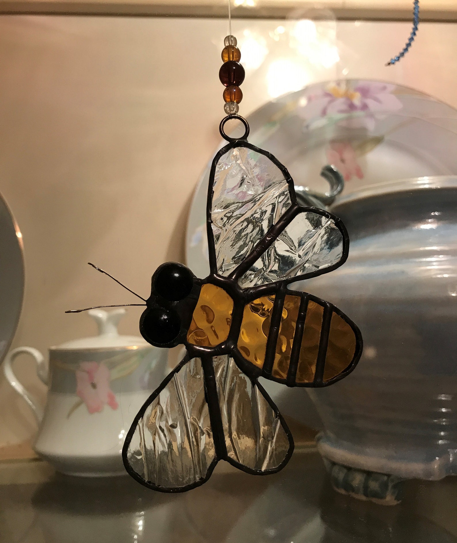 Stained Glass Bee - Etsy