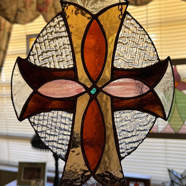 Stained Glass Cross - Etsy