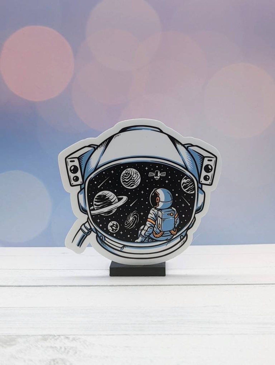 Astronaut Sticker, Space Sticker, Spaceman Sticker, Space Helmet ...