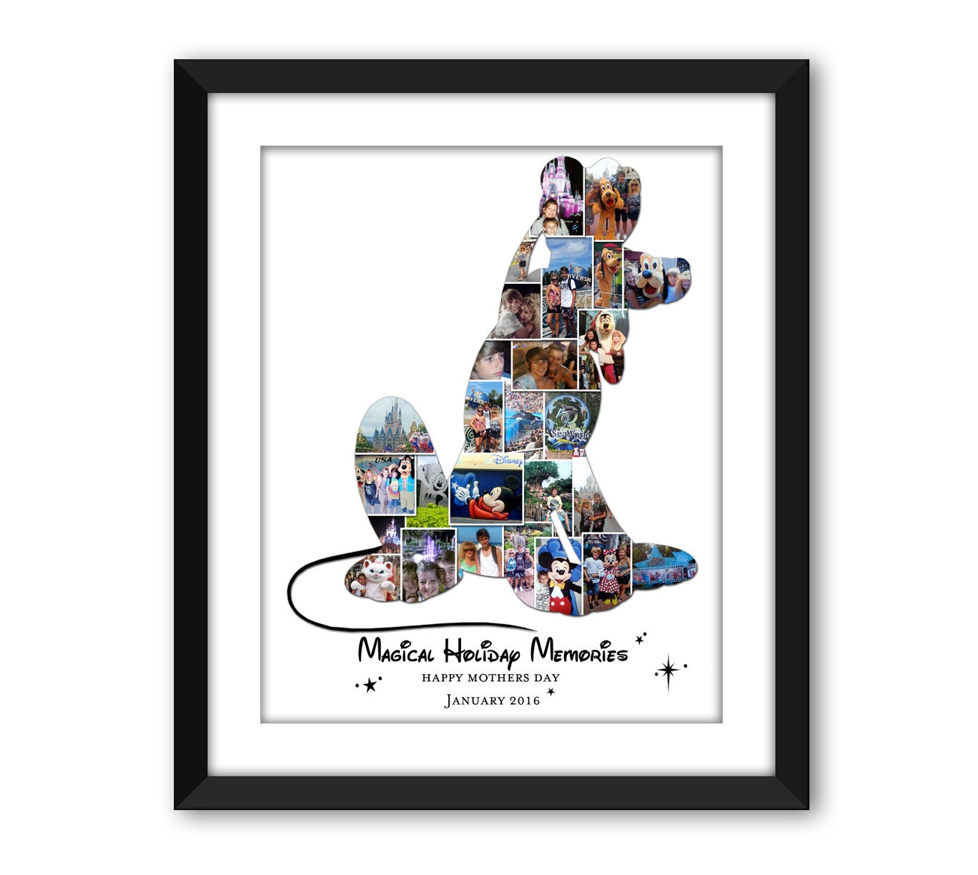 Pluto Disney Character Inspired Autograph Signature Custom | Etsy