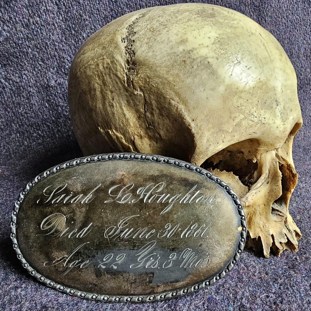 Beautiful 1861 Civil War Era Casket Coffin Plaque Funeral Victorian ...