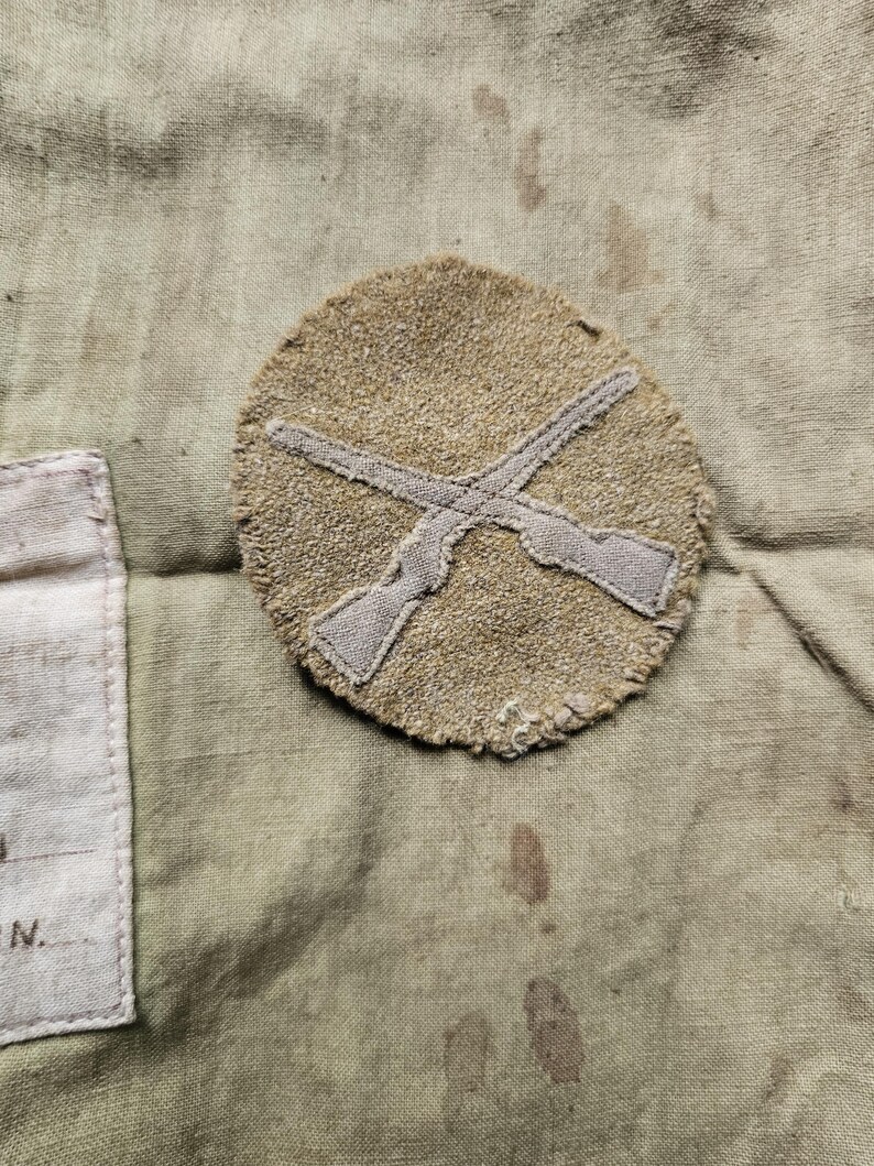 WW1 Infantry 21st Machine Gun Battalion American Red Cross Ditty Bag ...