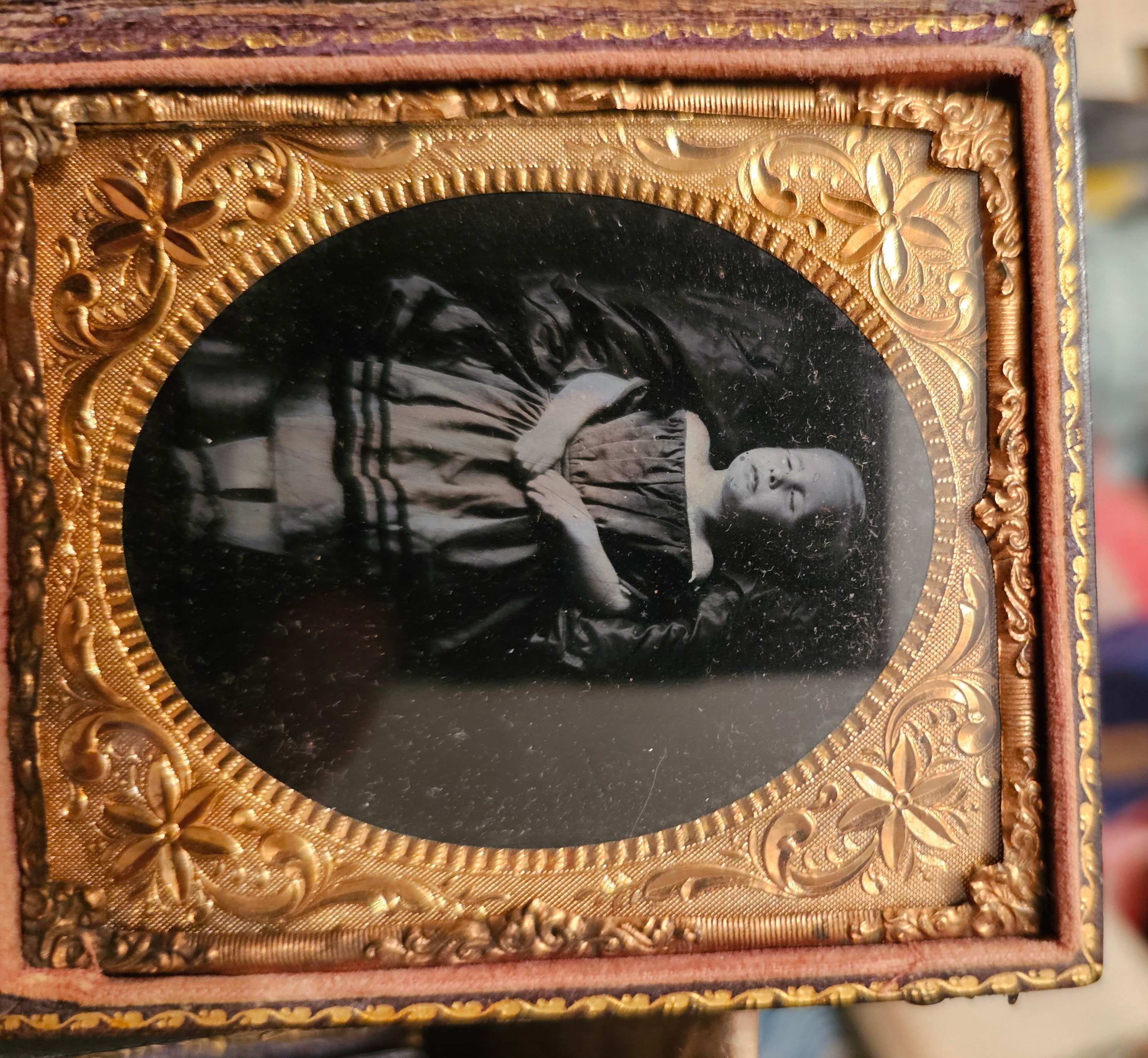 Post Mortem Child Ferrotype Tintype 1/6th Plate - Etsy